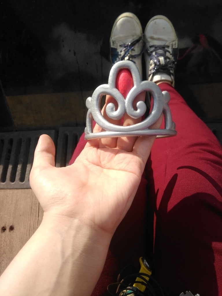 Free STL file Princess Peach wedding tiara・3D printer model to download ...